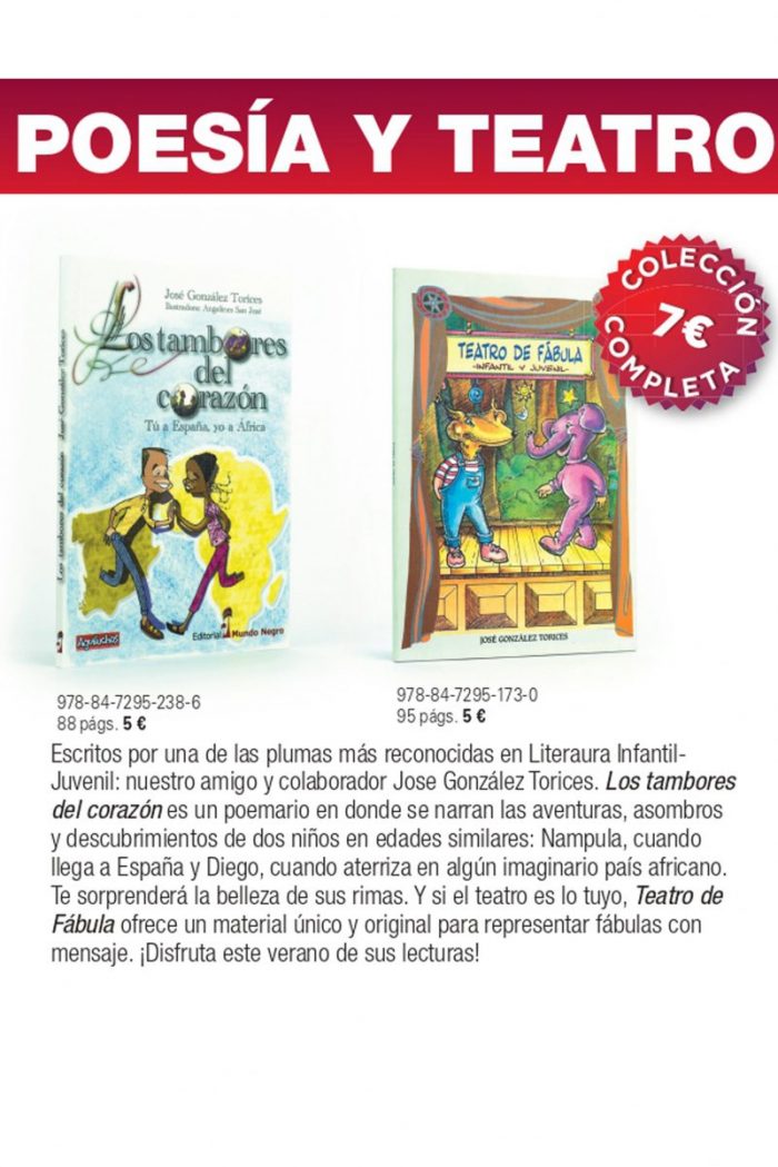 Colección Poesía y Teatro - Editorial Mundo Negro