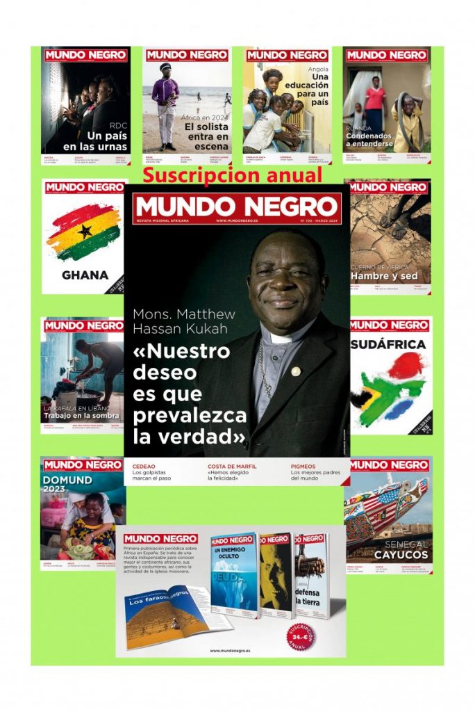 Mundo Negro. Suscripción - Editorial Mundo Negro